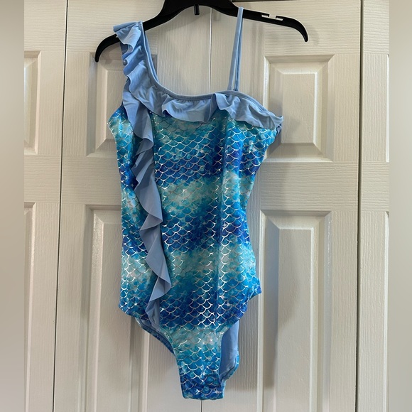 Justice | Swim | Justice Blue Mermaid Swimsuit | Poshmark